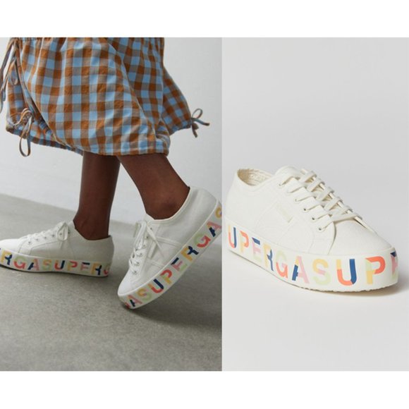 Superga | Shoes | New Superga 275 Multicolor Platform Sneaker Size 7 ...